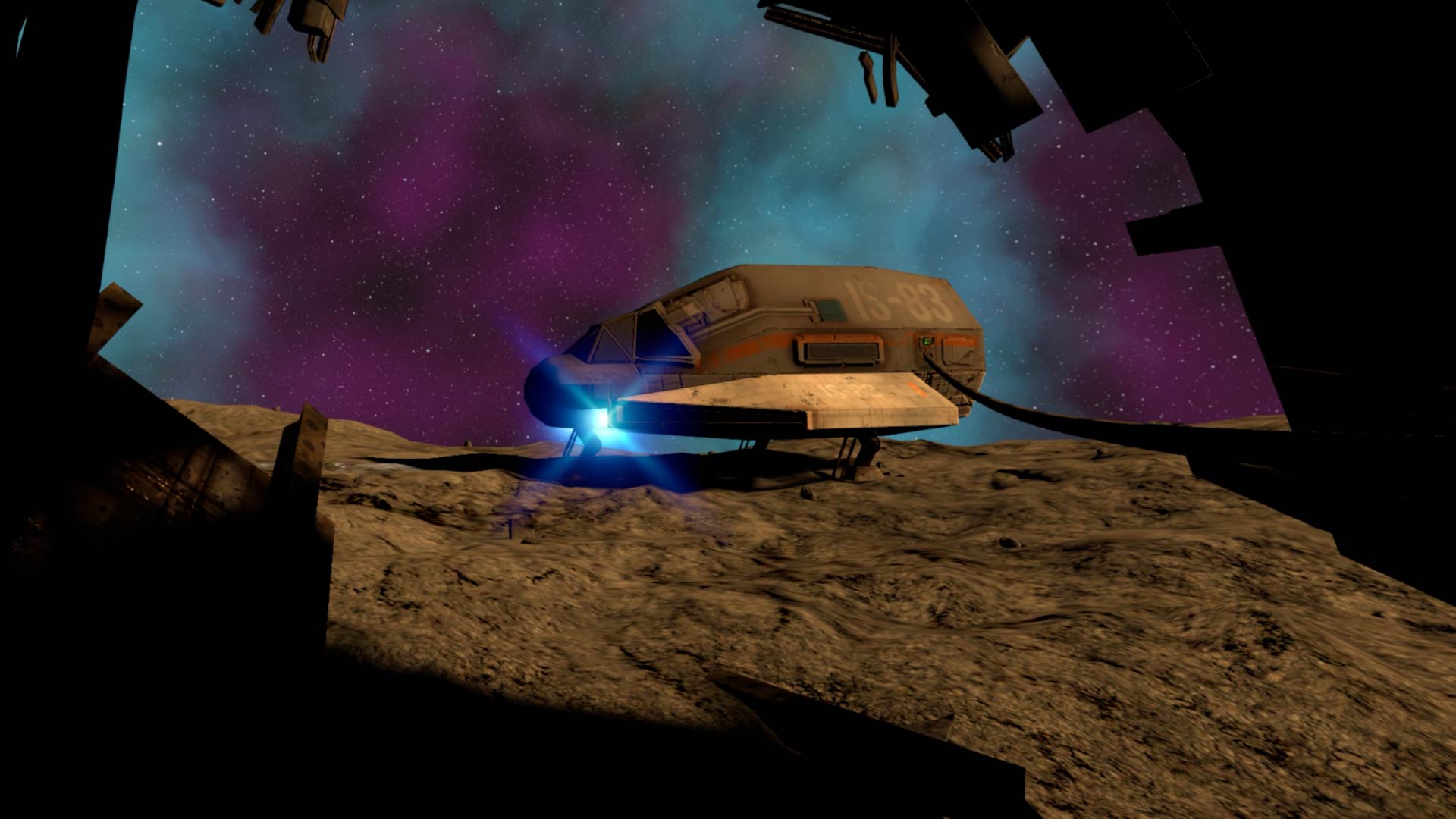 VR Space Sim with Retro 1980s Vibe